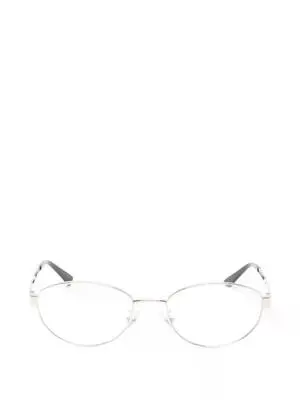 Ray-ban Logo-detail Glasses - Silver