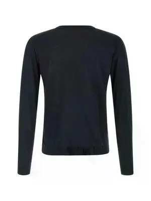 RIVIERA V-neck Cuffed Sweater - Blue