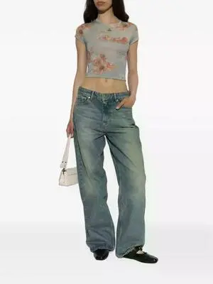 VIVIENNE WESTWOOD Baby Peru Cherub-print Cropped T-shirt