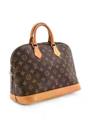 LOUIS VUITTON Vintage Alma Handbag Monogram Canvas Pm Satchel