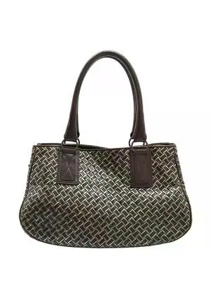 Bottega Veneta Metallic Nappa Intrecciato Handbag