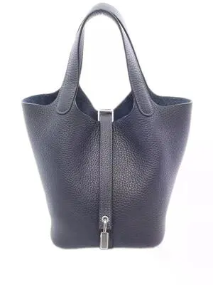 Hermès 2025 Clemence Picotin Lock 18 Handbag - Blue
