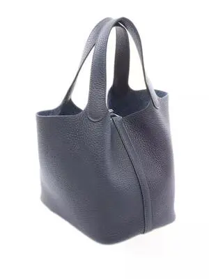 Hermès 2025 Clemence Picotin Lock 18 Handbag - Blue
