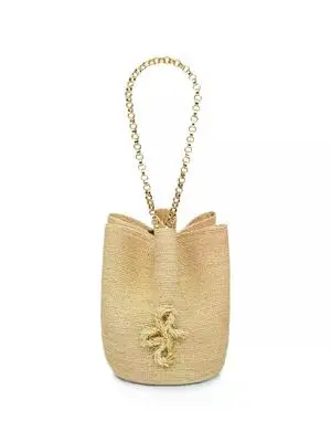 Ruslan Baginskiy Chain Strap Convertible Hat Bag - Neutrals