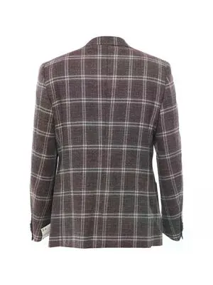 Corneliani Check-pattern Single-breasted Blazer
