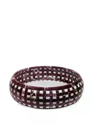 EDITIONS MILANO Lace Marble Centrepiece - Red