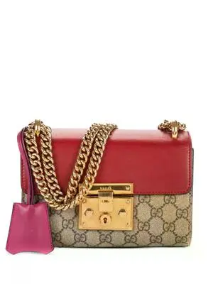 Gucci Padlock Shoulder Bag - Neutrals