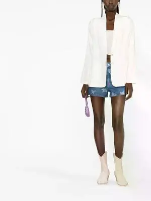 BLUGIRL Metallic-stripe Single-breasted Blazer