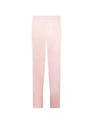 Gucci Satin-finish Slit-hem Trousers - Pink