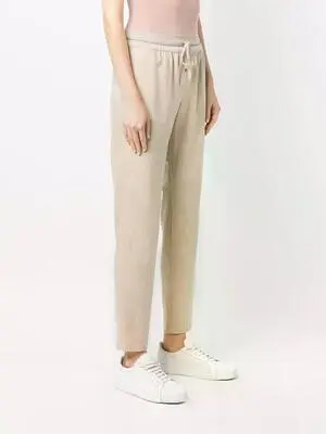 Lorena Antoniazzi Tapered Trousers With Drawstring Waist