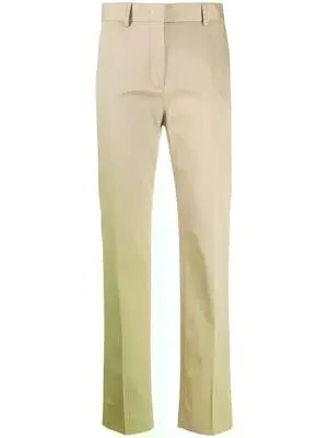 Alberta Ferretti Slim Tailored Trousers - Neutrals