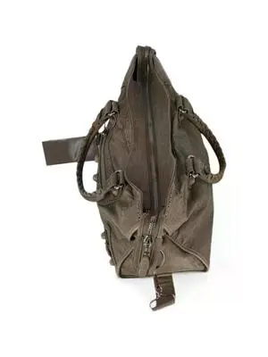 Balenciaga Motocross Covered Brogues City Handbag