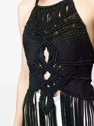 Alberta Ferretti Cut Out-detail Knitted Vest