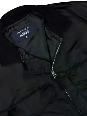 Comme Des Garçons Side-zip Stand-up Collar Jacket