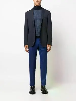 Corneliani Textured-finish Single-breasted Blazer