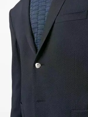 Corneliani Textured-finish Single-breasted Blazer
