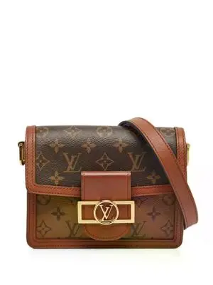 LOUIS VUITTON Mini Dauphine Monogram Reverse Shoulder Bag