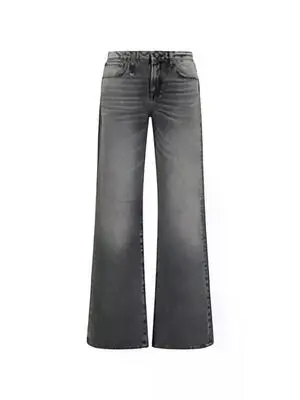 R13 Effie Straight-leg Jeans - Grey