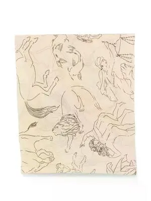 Liviana Conti Graphic-print Scarf - Neutrals