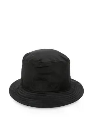 Stone Island Logo-patch Bucket Hat - Black