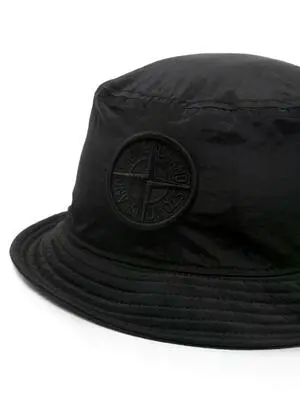 Stone Island Logo-patch Bucket Hat