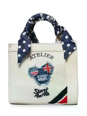 SECRET PON-PON Saint Tropez Logo-embroidered Shoulder Bag