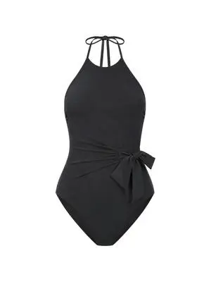 GOTTEX Luna Bow-detail Swimsuit - Black