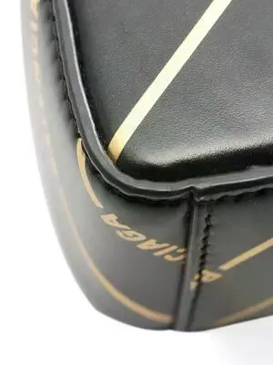 Balenciaga 2018-2026 Leather Logo Box Satchel