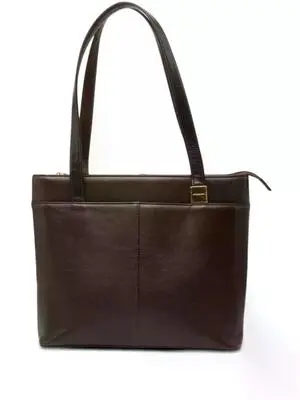 Burberry 2000-2017 Leather Tote Bag - Brown