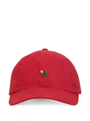Aimé Leon Dore Brushed Crest Embroidered Cap - Red