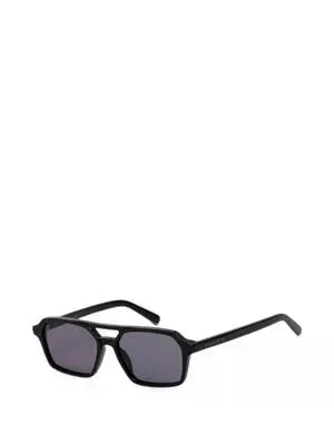 MAISON MARGIELA Geometric-frame Sunglasses - Black