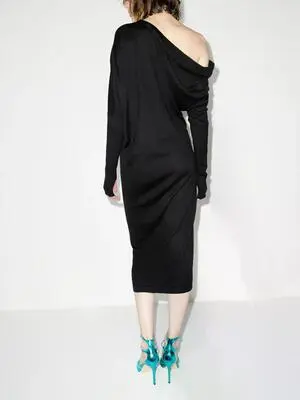 TOM FORD Off-shoulder Midi Dress