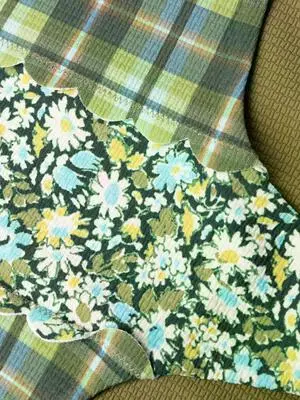 Marysia Plaid And Floral-print Bikini Bottoms