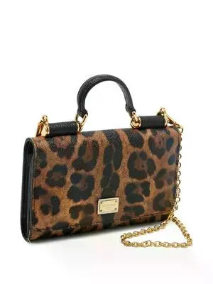 Dolce & Gabbana Miss Sicily Leopard-print Tote Bag