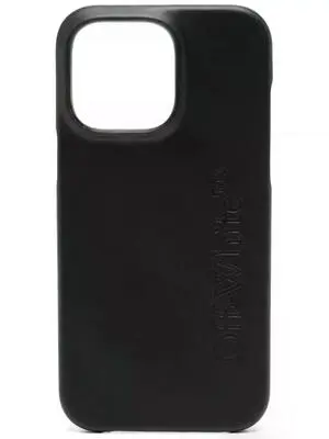 Off-White Bookish Iphone 14 Pro Max Phone Case - Black