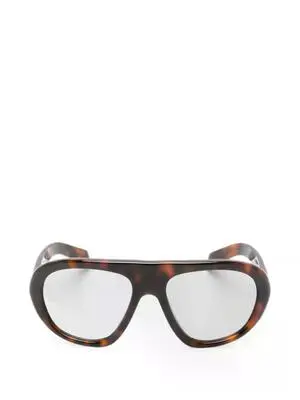 Prada Tortoiseshell-effect Sunglasses