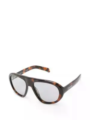 Prada Tortoiseshell-effect Sunglasses