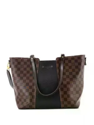 LOUIS VUITTON Damier Leather Shoulder Bag - Black