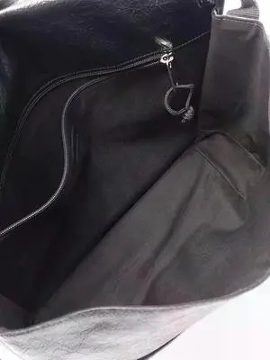 Balenciaga 2024 Leather Explorer Flap Crossbody Bag