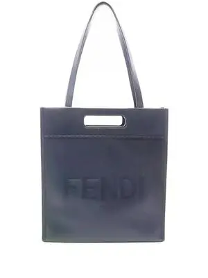 Fendi 2000-2026 Leather Shopping Tote Bag