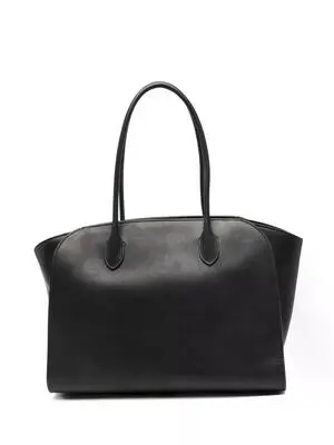 THE ROW Marlo 14 Leather Tote Bag - Black