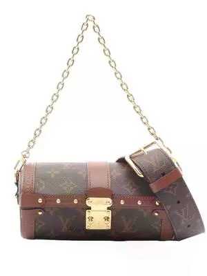 LOUIS VUITTON 2010-2026 Monogram Papillon Trunk Satchel - Brown