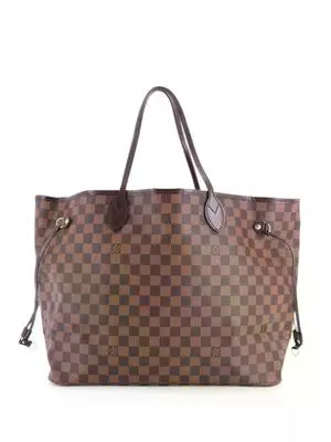 LOUIS VUITTON Neverfull Damier Gm Tote Bag - Brown