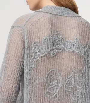 ALLSAINTS Mohair-blend Anabel Polo Top