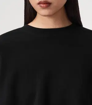 ALLSAINTS Organic Cotton Lace-panel Sweatshirt