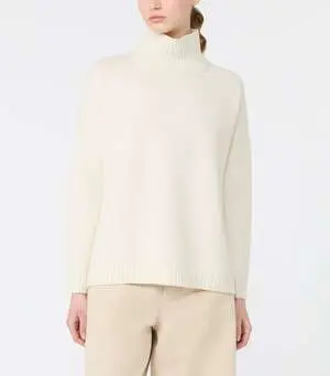 Max Mara Virgin Wool High-neck Sweater