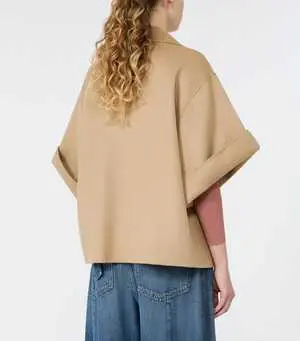 Max Mara Wool Short-sleeved Jacket