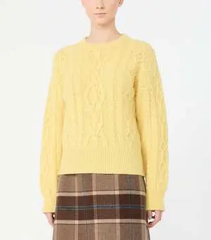 Max Mara Wool Cable Knit Sweater