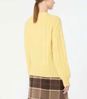 Max Mara Wool Cable Knit Sweater