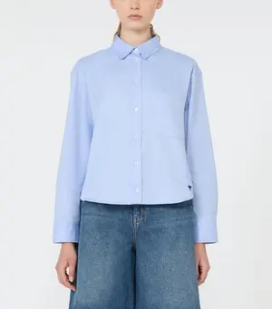 Max Mara Cotton Cropped Shirt